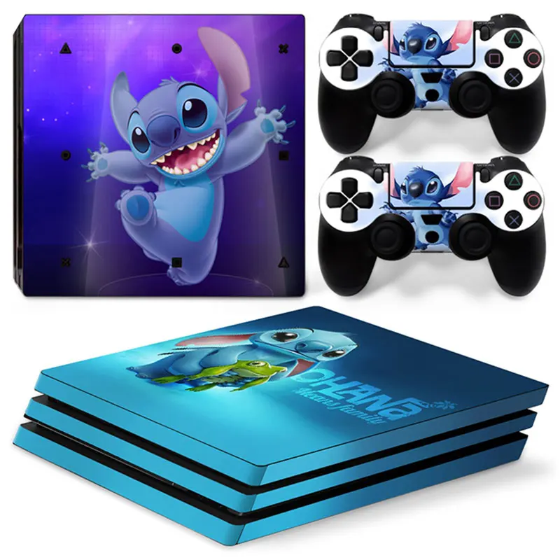 Disney Lilo & Stitch Vinyl Skin Sticker for PlayStation4 PS4 P S 4 Pro ...