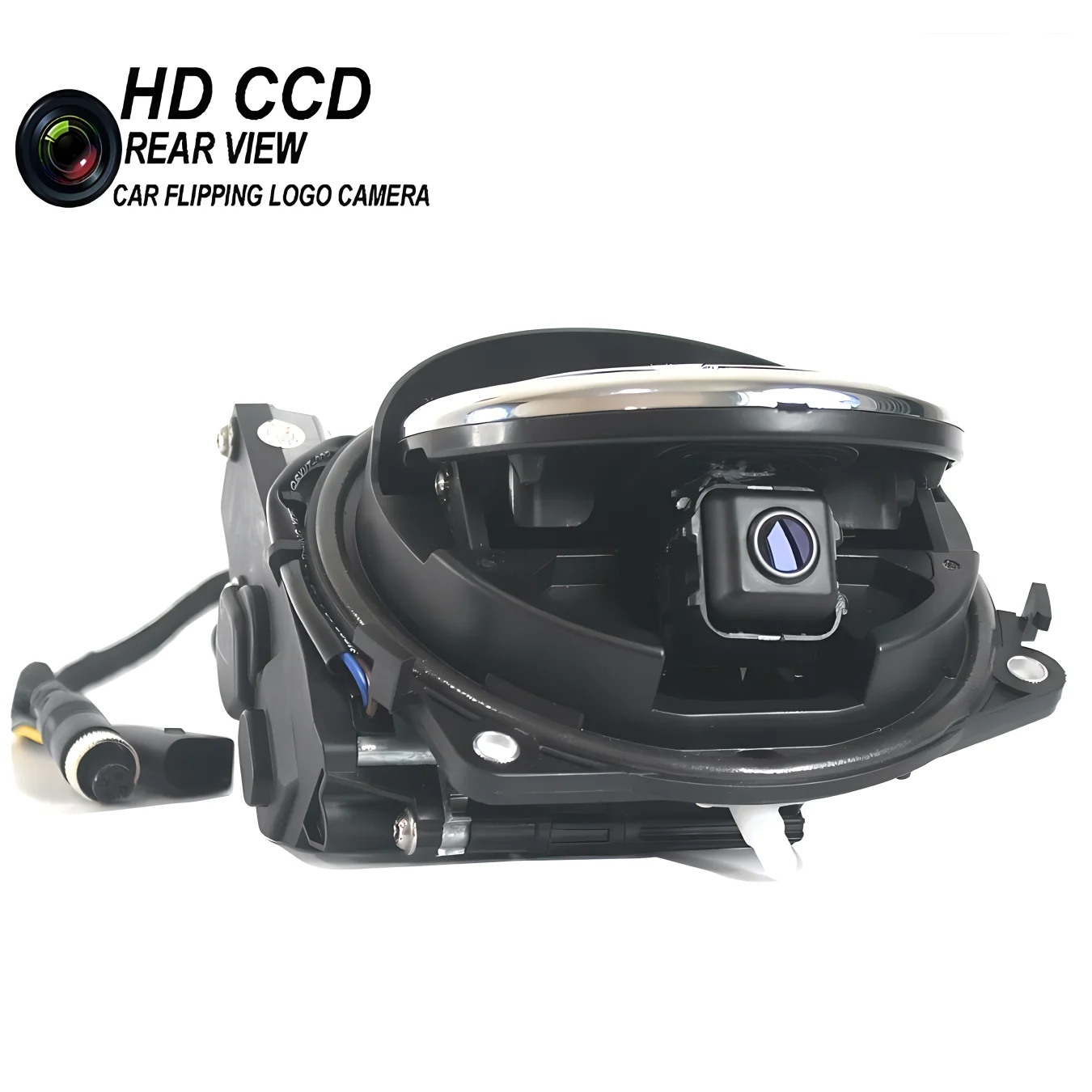 AHD Car Flipping Logo Reversing Camera Emblem Reverse Badge Camera Car ...