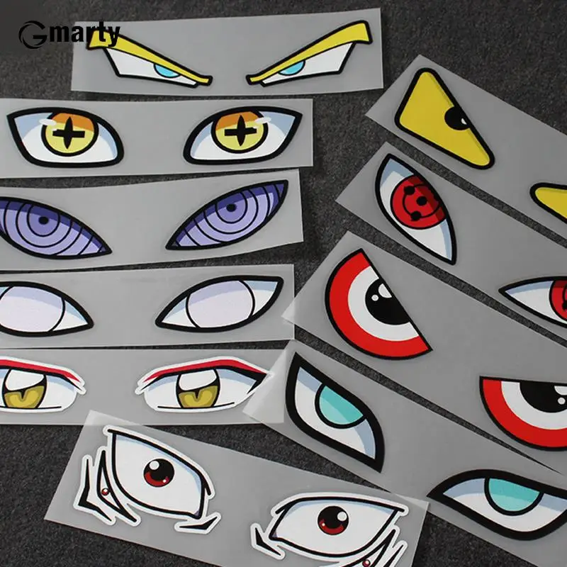 1PC Devil Eyes Car Brake Light Stickers Car Helmet Rear Window Electric ...