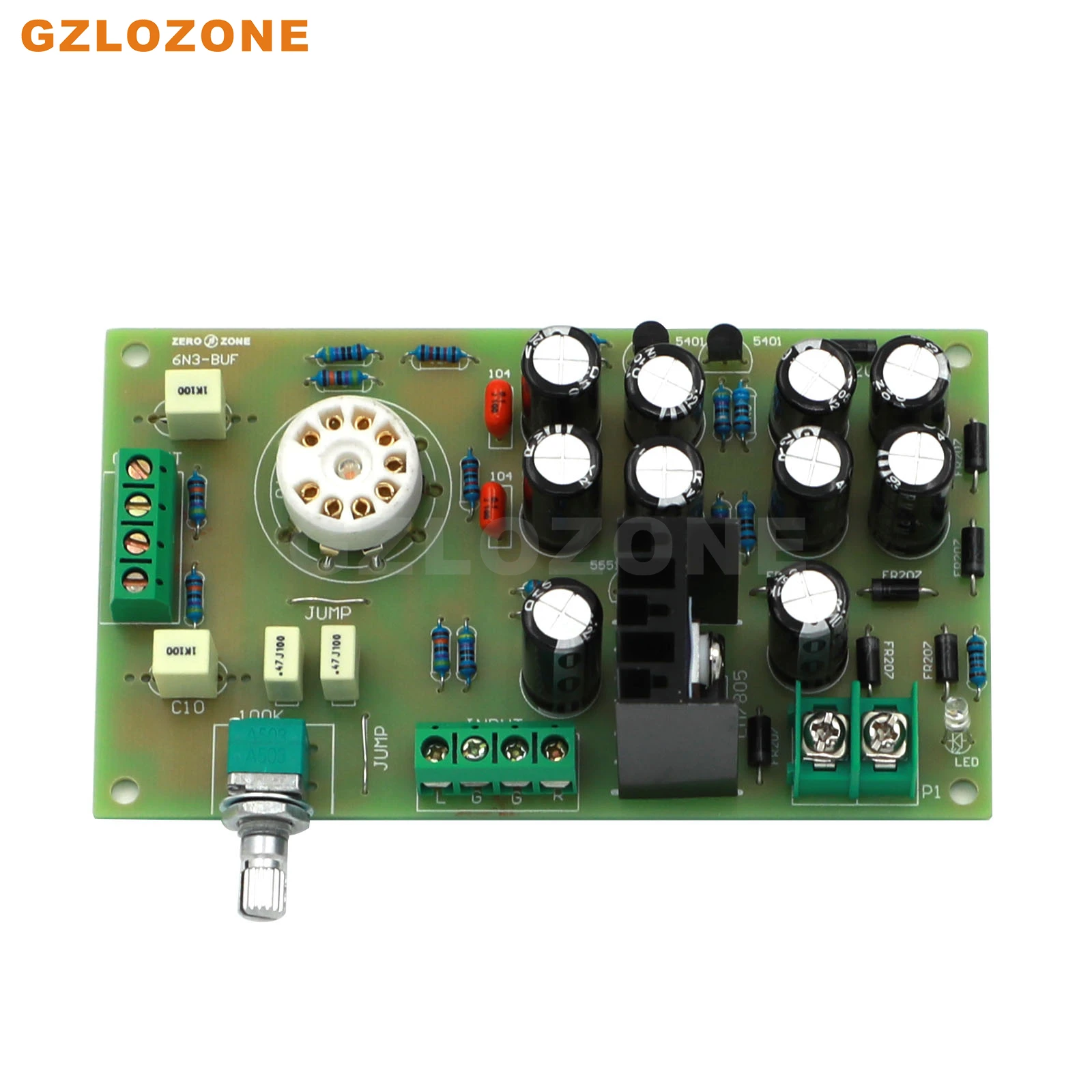 ZEROZONE 6N3(5670) Tube Buffer Preamplifier DIY Kit/Finished Board (No ...