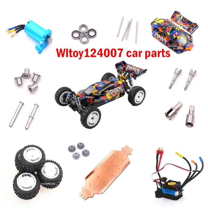 WLtoys-124007-RC-car-spare-parts-Remote-control-shell-screw-shaft-motor ...