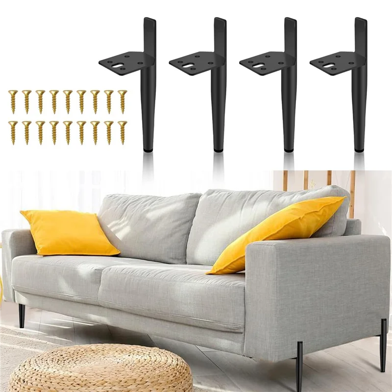 Y50A-4 Piece Furniture Feet Height 19.5 Cm Gold Metal Table Legs ...