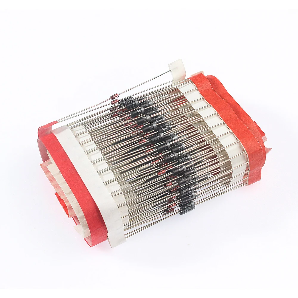 200PCS/Box 8 Values Diodes Assorted Kit 1N4148 1N4007 1N5819 1N5399 1N5408 1N5822 FR107 FR207 ...