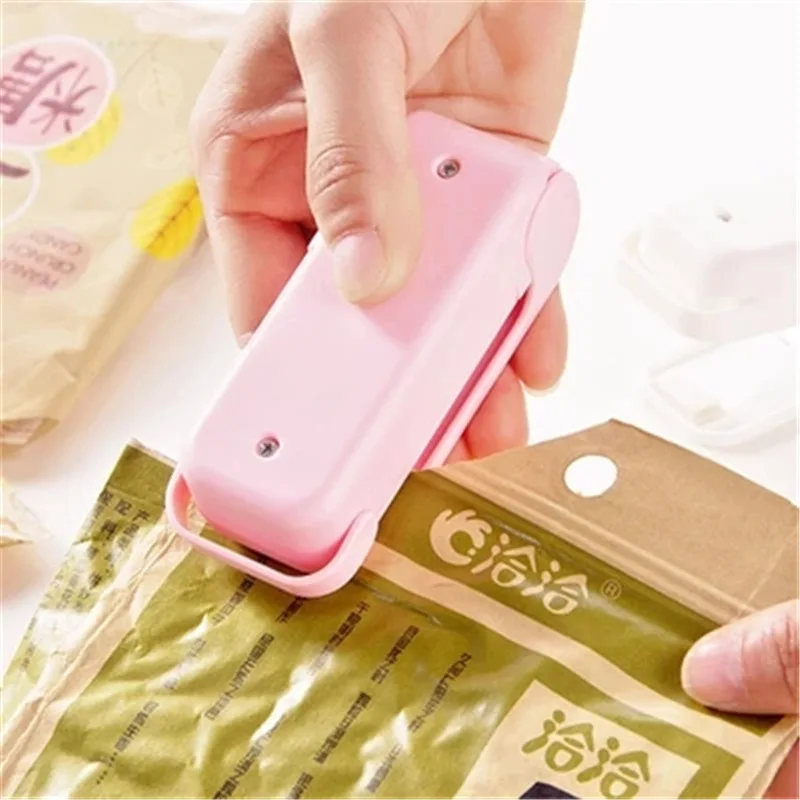 Mini Bag Sealer Food Package Sealing Bags Tool Thermal Plastic Bag ...