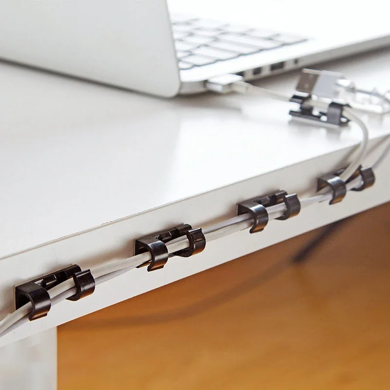 20pcs-Cable-Clips-Data-Line-Cable-Winder-Office-Desk-Set-Wire-USB ...