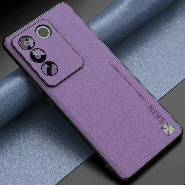 Cover For Vivo V27 Pro Case Luxury Leather Phone Case For Vivo V27 V27E ...