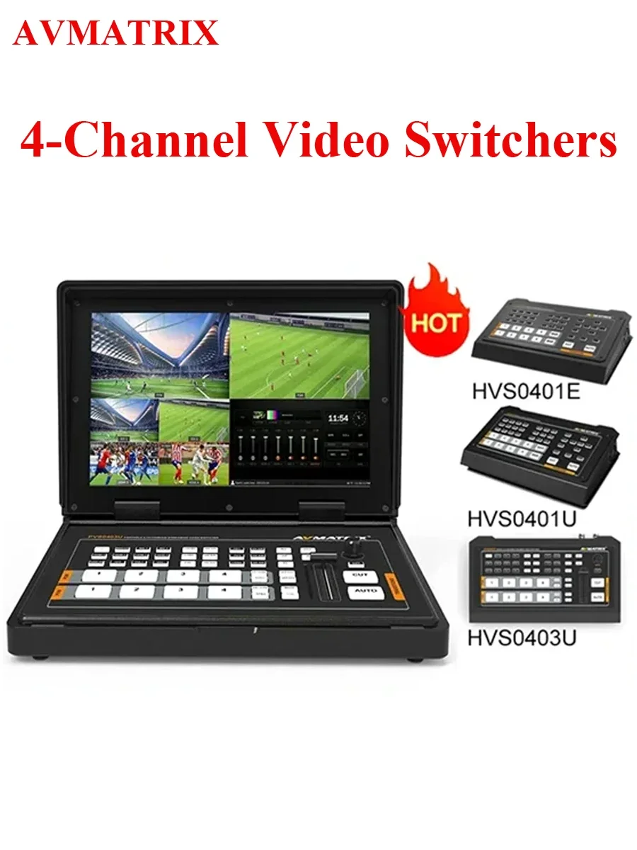 AVmatrix-HVS0403U-PVS0403U-HVS0401E-HVS0401U-Video-Switcher-Mixer-Micro-4-Channel-SDI-HDMI-Multi ...