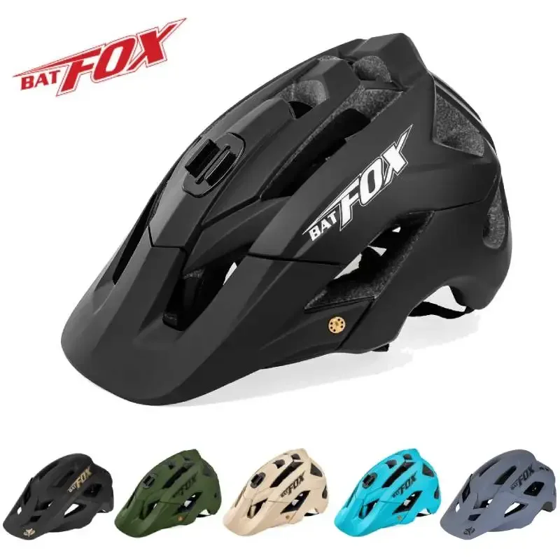 BATFOX-Outdoor-DH-MTB-Bicycle-Helmet-Integrally-molded-Road-Mountain ...