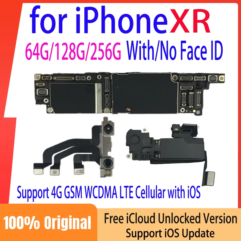 Original Logic Board for iPhone XR Motherboard with Face ID 256gb ...