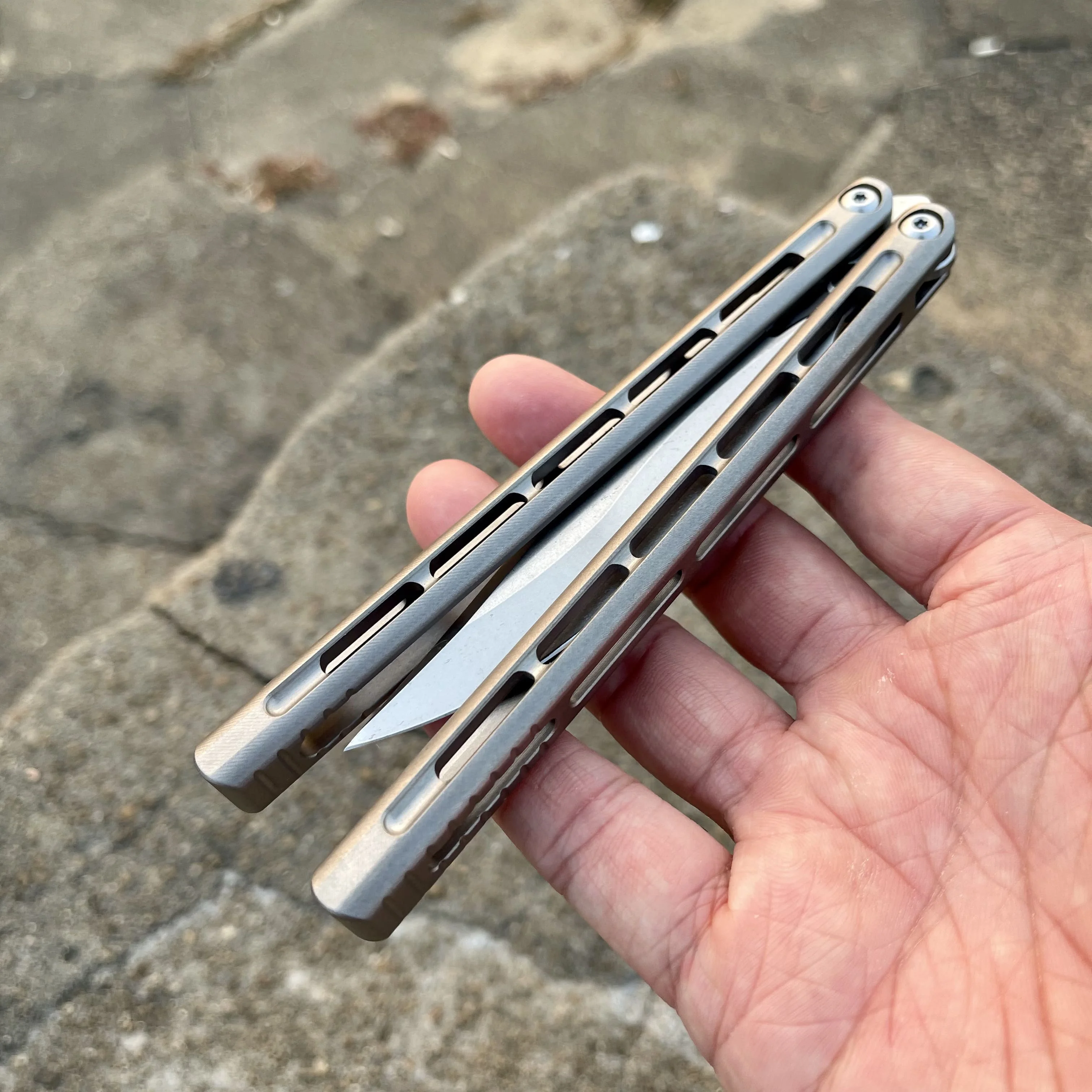Asgard-Zangetsu-Balisong-Pinless-Bushing-Pivot-Speed-Channel-Titanium ...
