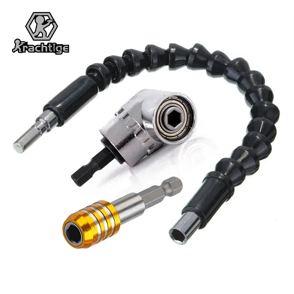 Flexible-Shaft-Bit-105-Degree-Angle-Driver-Screwdriver-Quick-Release ...