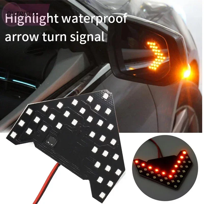 2x Car Styling LED Turn Signal Light Rear View Mirror Arrow Panels ...