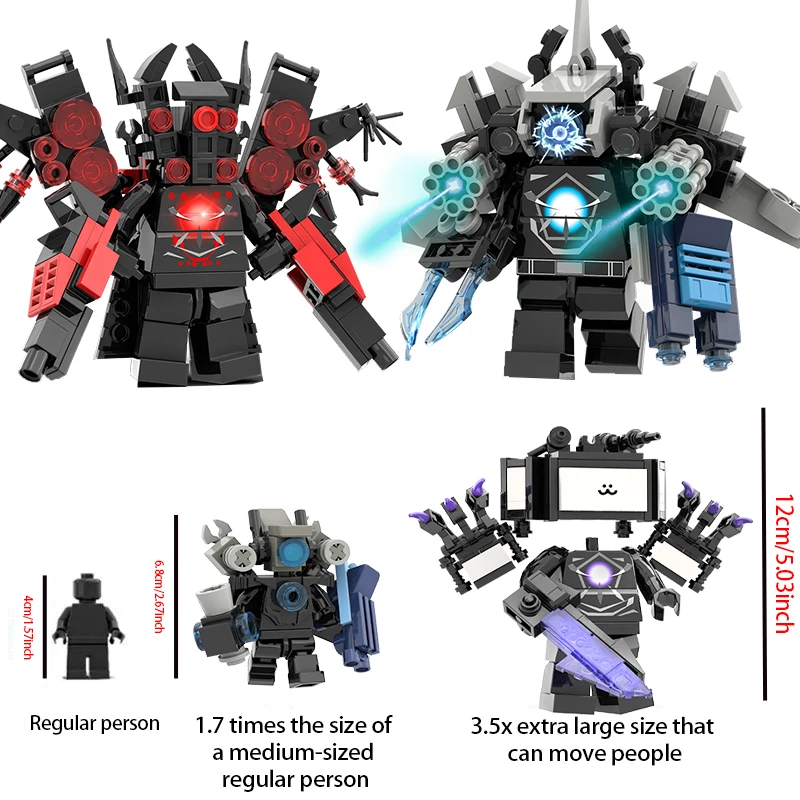 2024-New-Skibidi-Toilet-Men-vs-Monitor-Building-Blocks-Super-Titan-TV ...