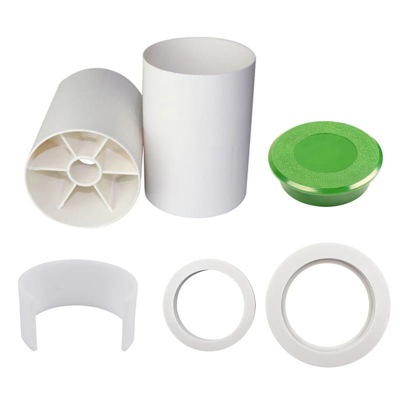 Golf Putting Green Hole Cup Cover White Plastic Hole Cup Thicken Golf ...