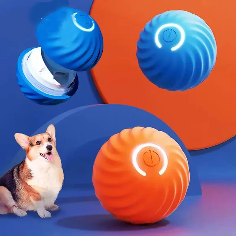 Dog Toy Ball Electronic Interactive Toys Bite Resistent Pet Puppy USB ...