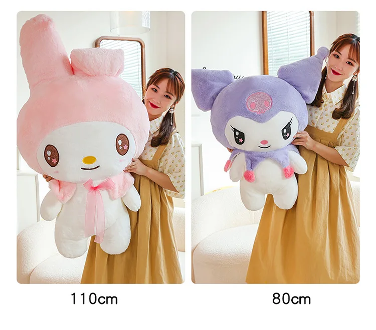 Kuromi - 80 cm - Peluche Sanurgente My Melody, Grande taille, Anime ...