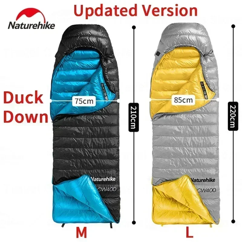 Naturehike-CW400-saco-de-dormir-invierno-750FP-pato-abajo-saco-de ...