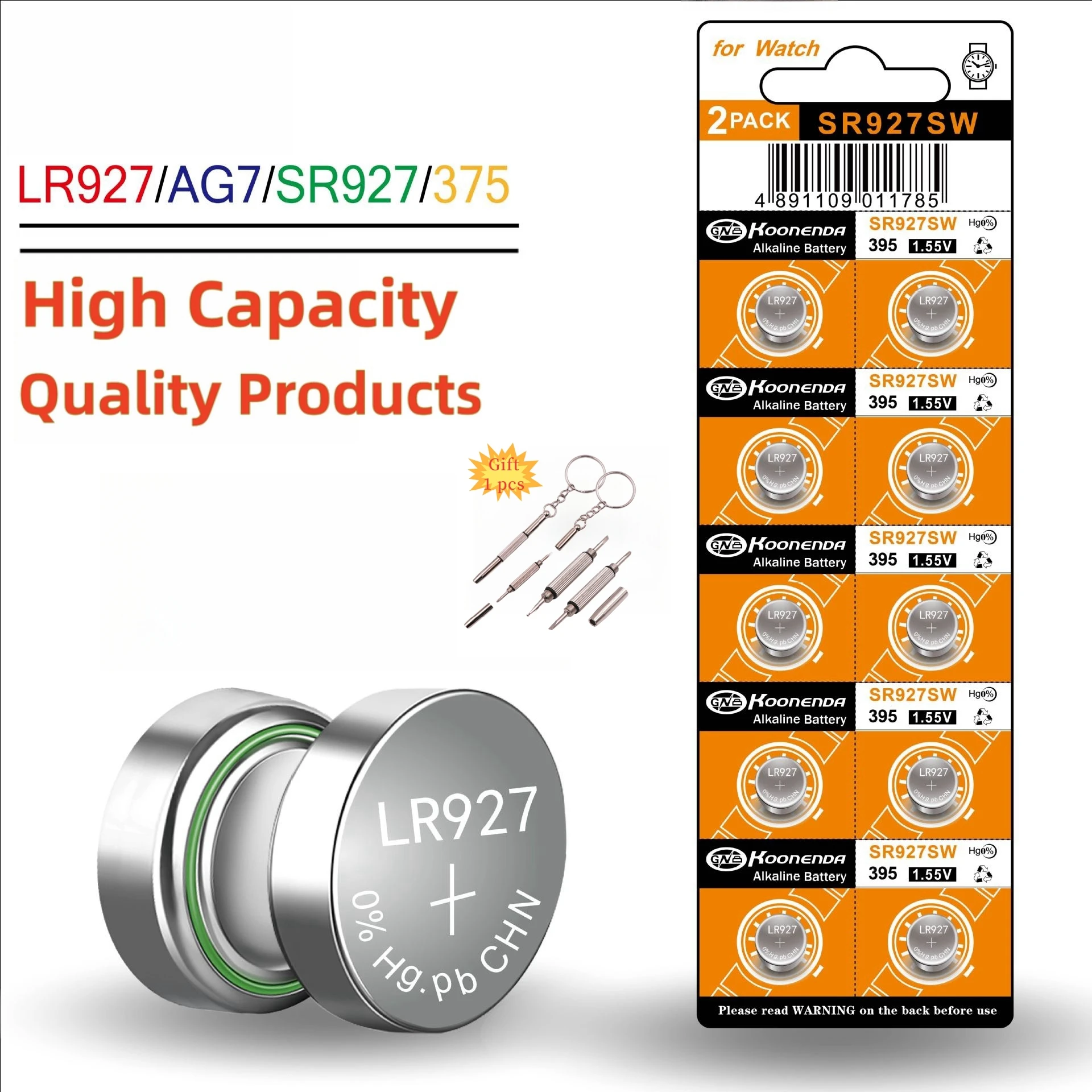 High-Capacity-10-50pcs-AG7-Alkaline-1-5V-Button-Cell-Battery-LR927-LR57 ...