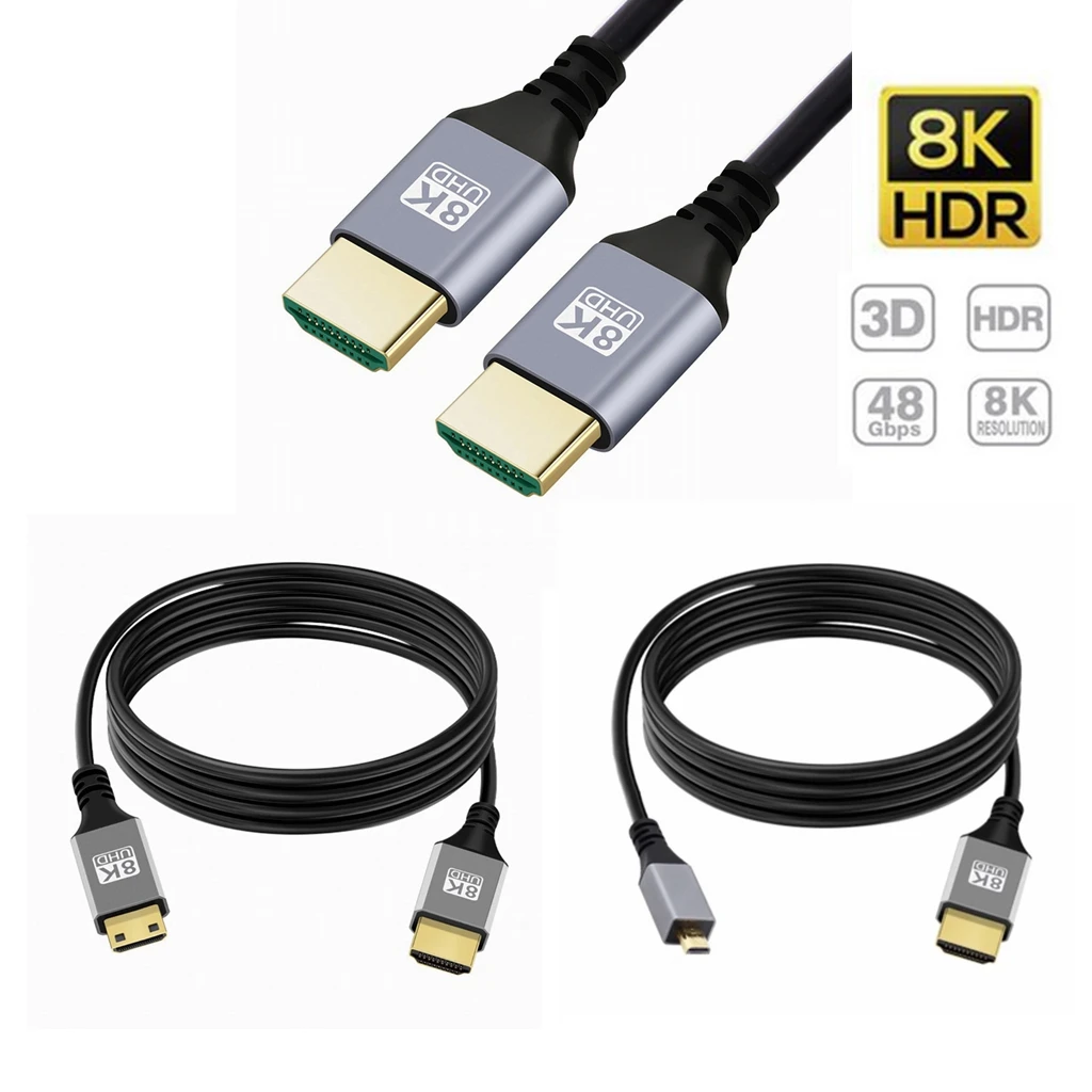 Micro-Mini-HDMI-Compatible-to-HD-Cable-8K-60Hz-for-Raspberry-Pi-Zero ...