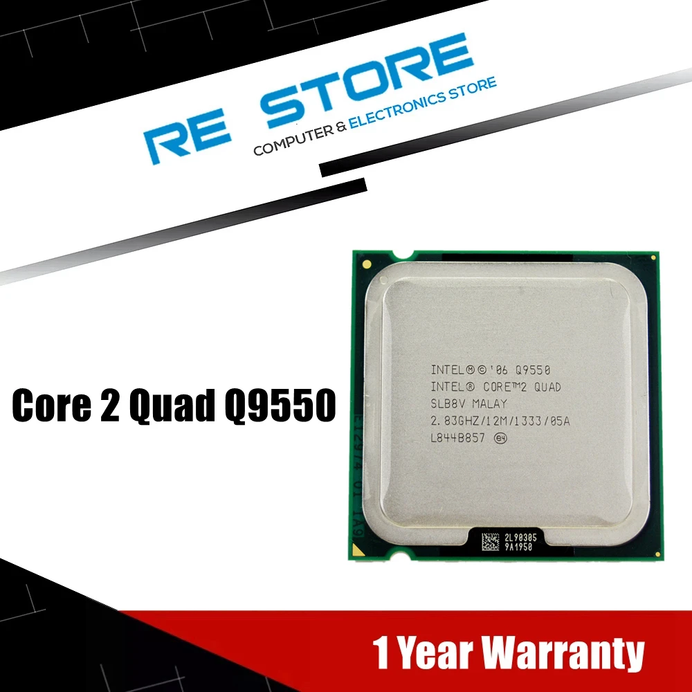 Intel Core 2 Quad Q9550 Processor 2.83ghz 12mb L2 Cache Fsb 1333 ...