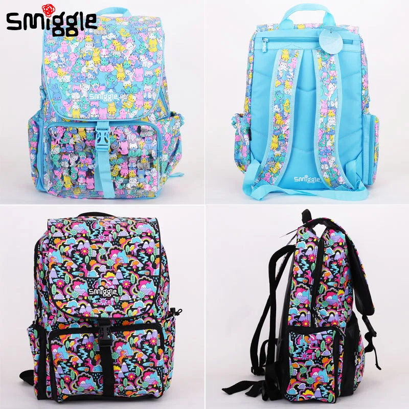 Genuine-Australian-Smiggle-Schoolbag-Large-Capacity-Lightweight-Non ...