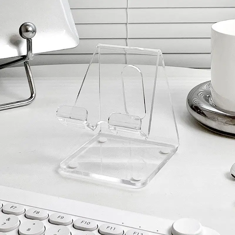 Transparent-Phone-Stand-Minimalist-Ins-Style-Creative-Thickened-Tablet ...
