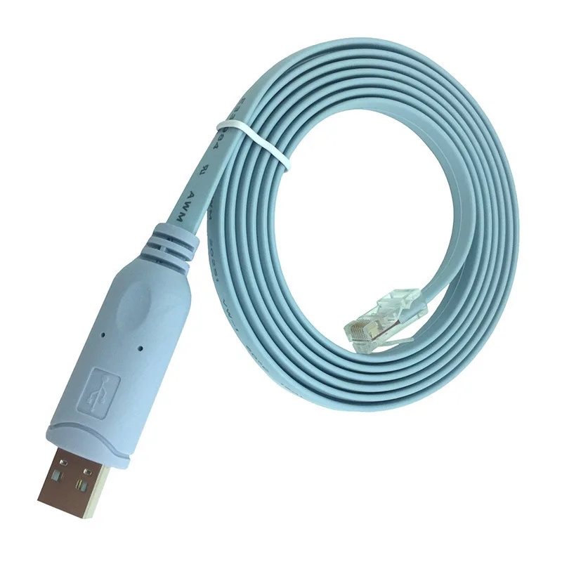 USB Extension RJ45 Console Cable FTDI USB to RJ45 FT232R Chip+RS232 Level Shifter For Cisco H3C ...