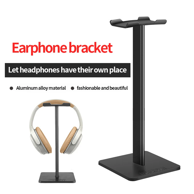Headphone Stand Aluminum Headset Stand Detachable Electronic Headphone ...