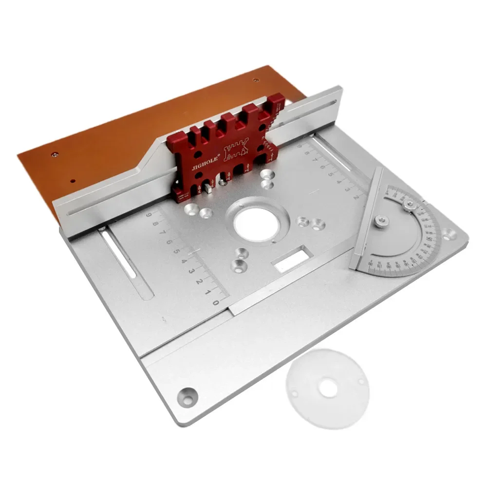 Aluminium-Router-Table-Insert-Plate-Electric-Wood-Milling-Flip-Board-w ...