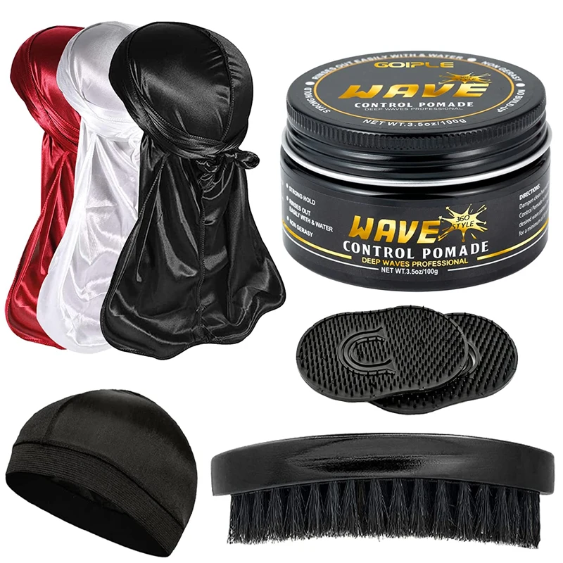 GOIPLE 100g Deep Waves Grease Professional for African Black Men Sport ...