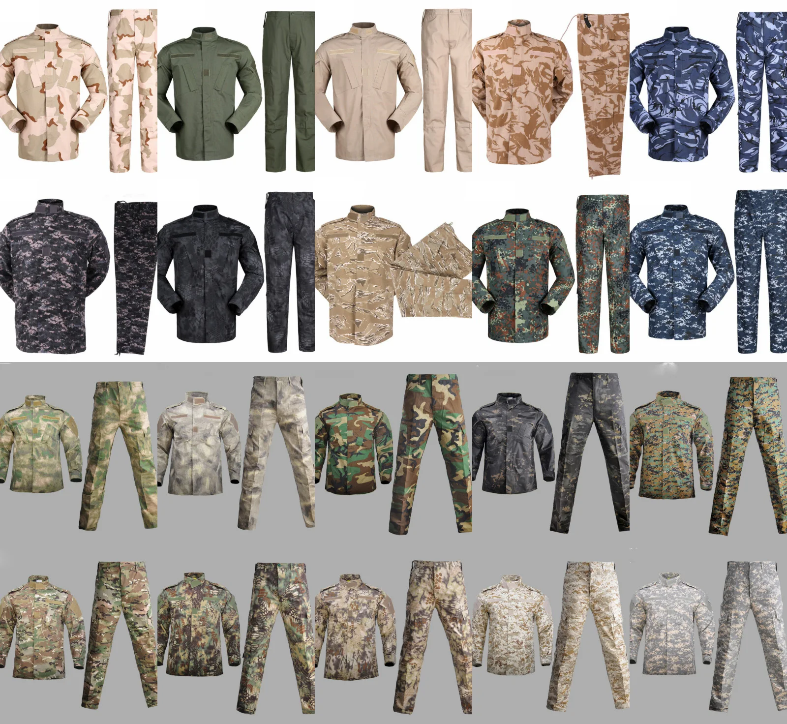 New Night Camouflage Suit Acu Python Pattern Camouflage Wear Resistant ...