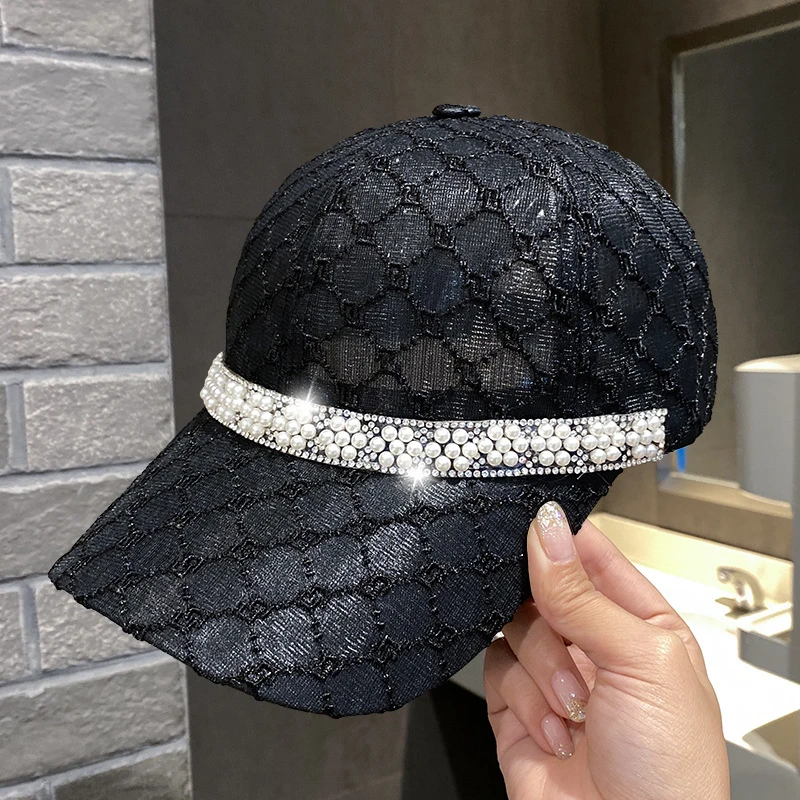 Summer-Hats-for-Women-s-Fashion-Lace-Mesh-Breathable-Baseball-Cap ...