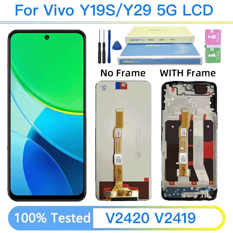 6.68" Screen For Vivo Y19S V2419 LCD Display Screen+Touch Panel ...
