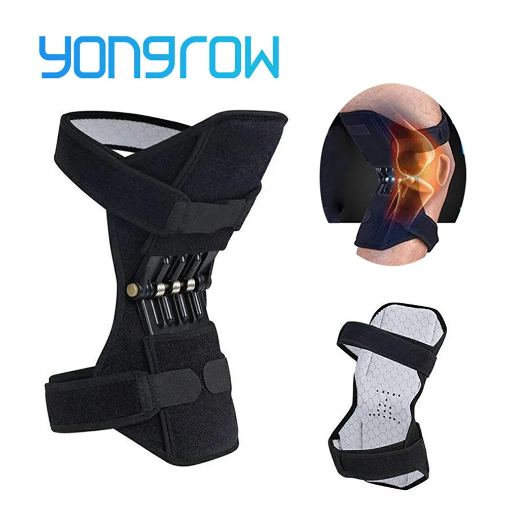 Yongrow Knee Joint Support Pads Powerful Spring Rebound Knee Leg ...