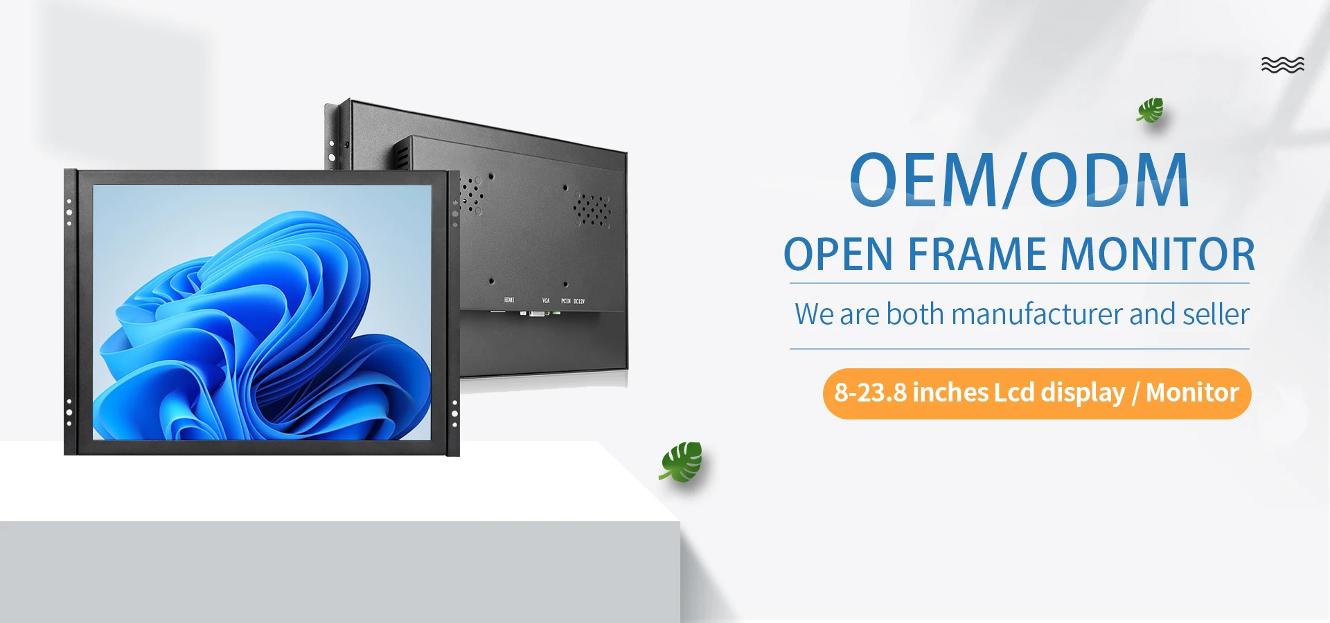 Монитор промышленного экрана 32 дюйма, 1920*1080, металлическая ...