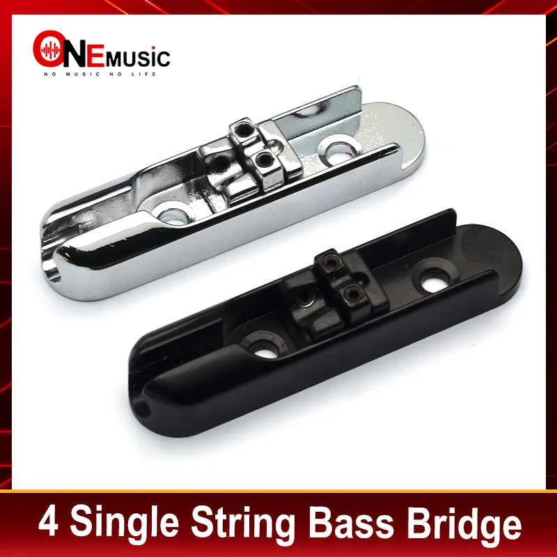 1-Set-4PC-Bass-Bridge-4-Single-String-Bass-Bridge-Individual-Black ...
