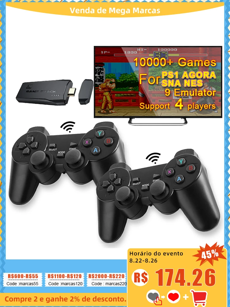 Dados Sapo Y3 Lite 10000 Jogos 4k Jogo Vara Tv Vídeo Game Console ...