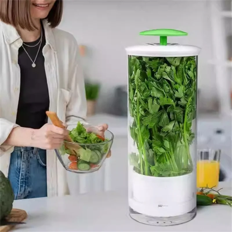 1PC Vegetables Fresh Preservation Bottle For Refrigerator Herb Saver ...