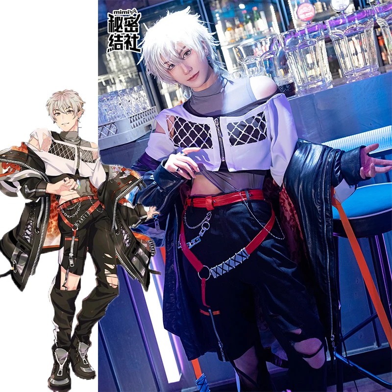 Anime Nu: Carnival Eiden Cosplay Costume Fashion Handsome Uniform Full ...