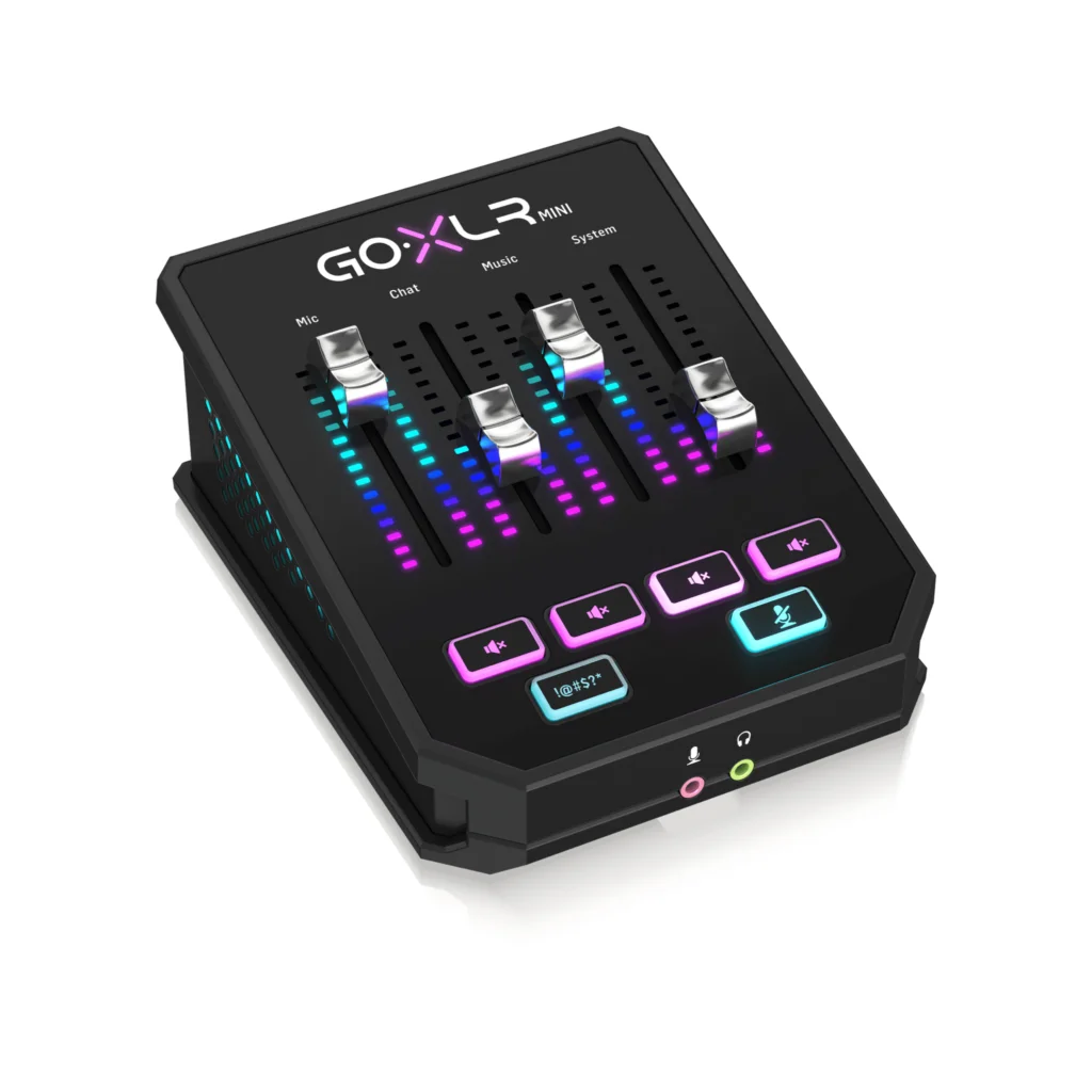 TC-HELICON-Go-XLR-MINI-Go-Live-desktop-rig-Mixer-ultra-low-noise-Midas ...