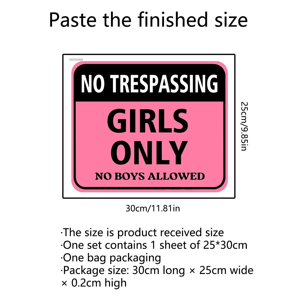 1pc-Peel-Stick-Pvc-Wall-Sticker-With-Slogan-Suitable-For-Girls-Dorm ...