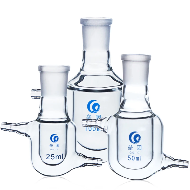 24-Neck-Glass-Jacketed-Beaker-Reactor-Vessel-Tank-Round-Bottom-Reaction ...