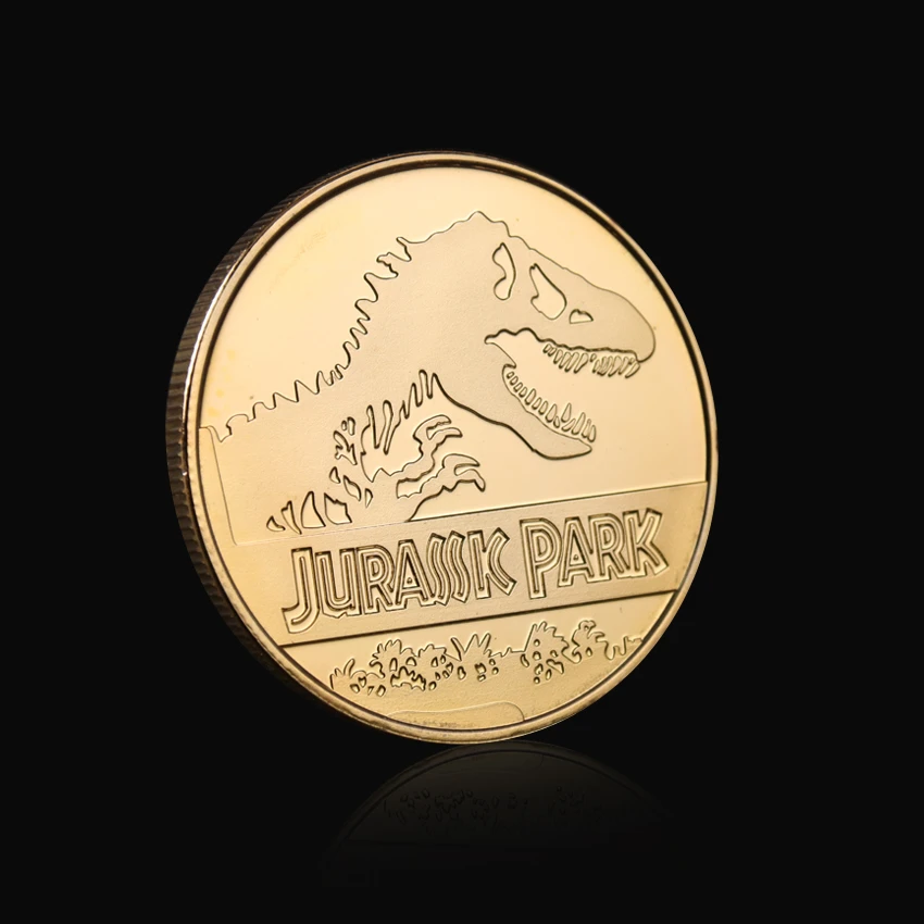 REPLICA 1PC United States Jurassic Park Dinosaur Commemorative Coin ...