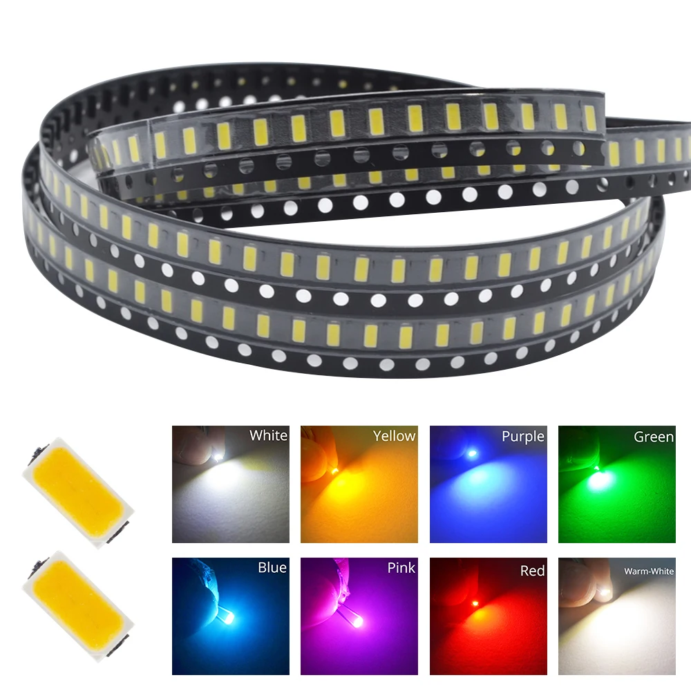 3014 0.1w 30ma Smd Led | Smd Led 3014 Chip Red | Led 3014 Smd 100 Pcs ...