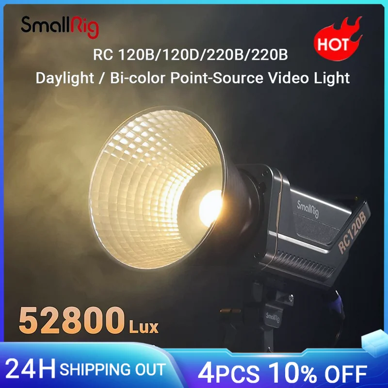 SmallRig Luz de vídeo RC 120B bicolor, 120W, fotografía Continua de ...