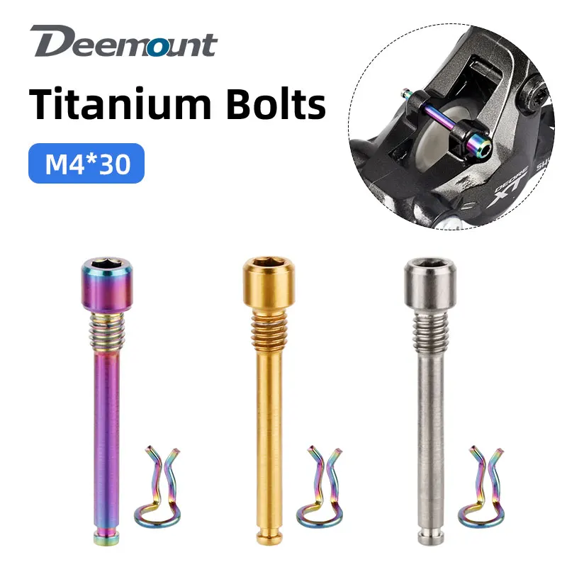 Bicycle Hydraulic Disc Brake Titanium Bolts Caliper Inserts CNC ...