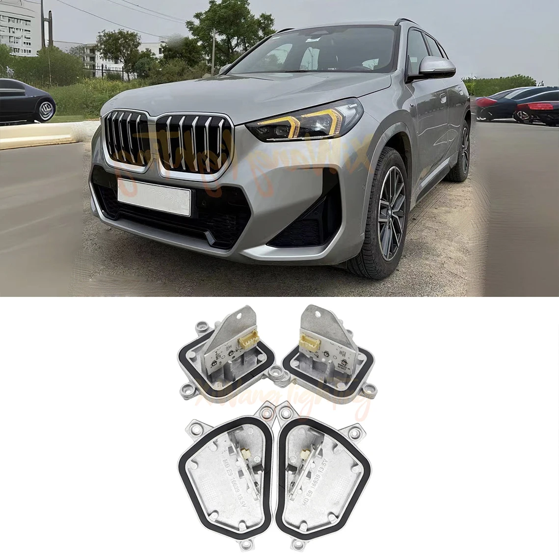 DRL-LED-Yellow-module-FOR-BMW-X1-F48-F49-LCI-CSL-Headlight-Yellow-DRL ...