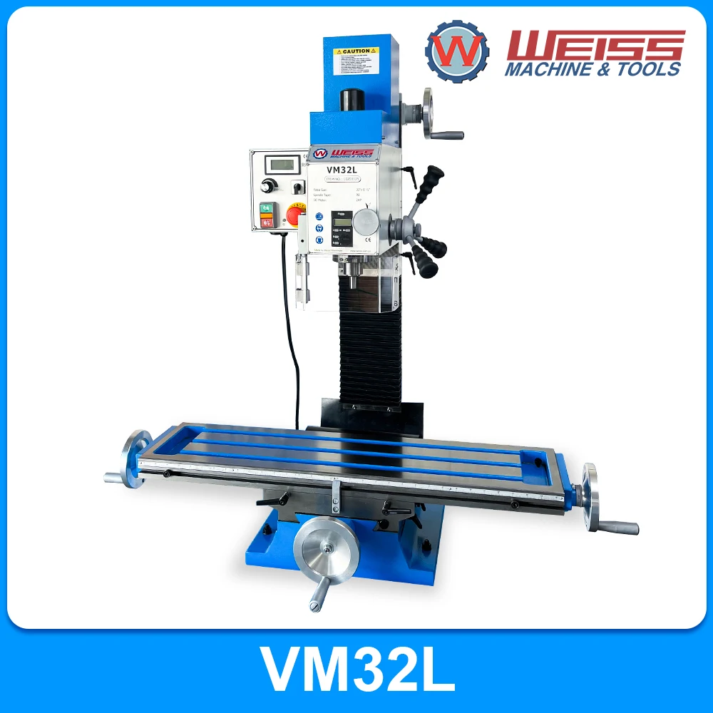 WEISS-milling-machine-VM32L-milling-drilling-machine-variable-100 ...