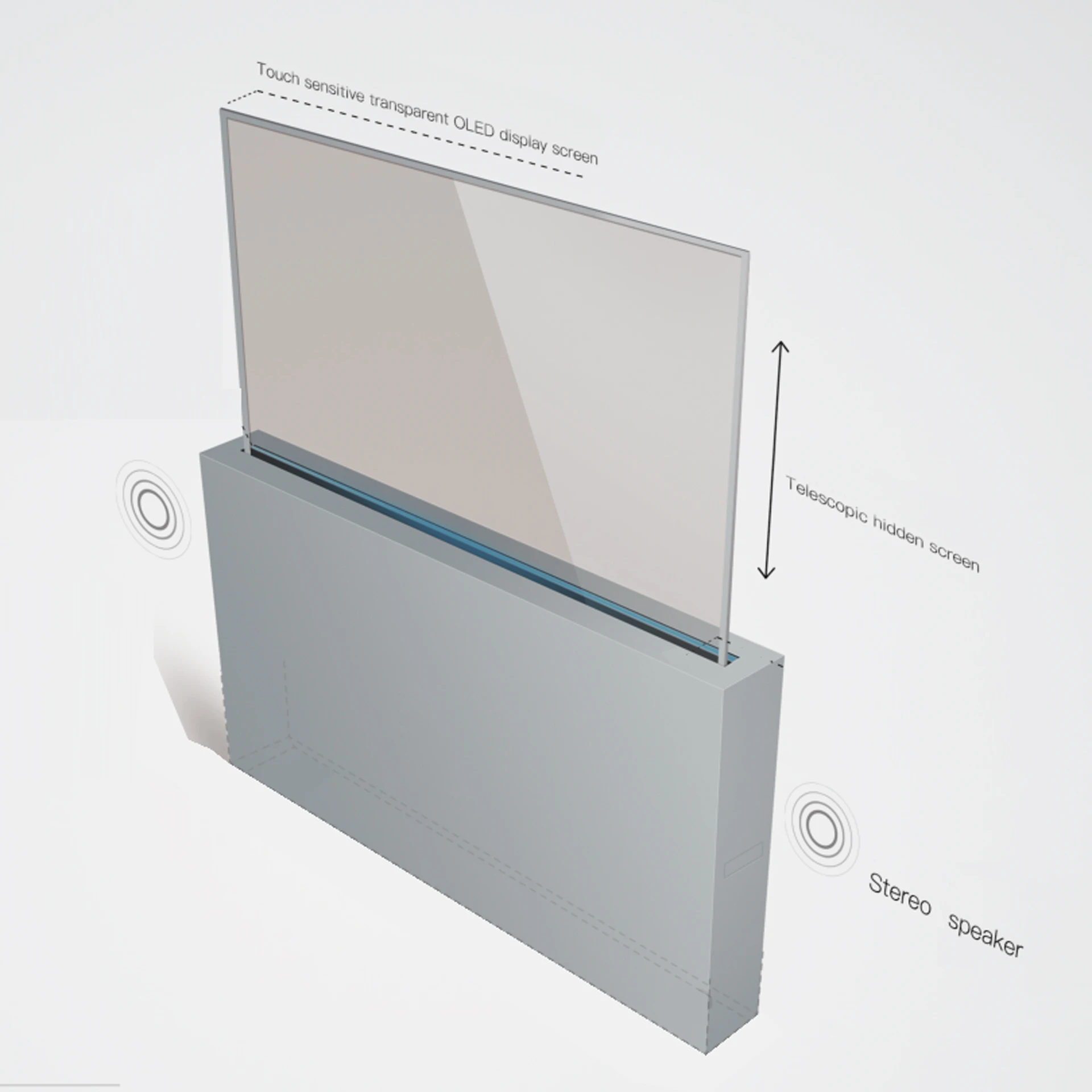 55-Transparent-OLED-Tv-Screen-Module-with-Capacitive-Touch-From-Lg ...