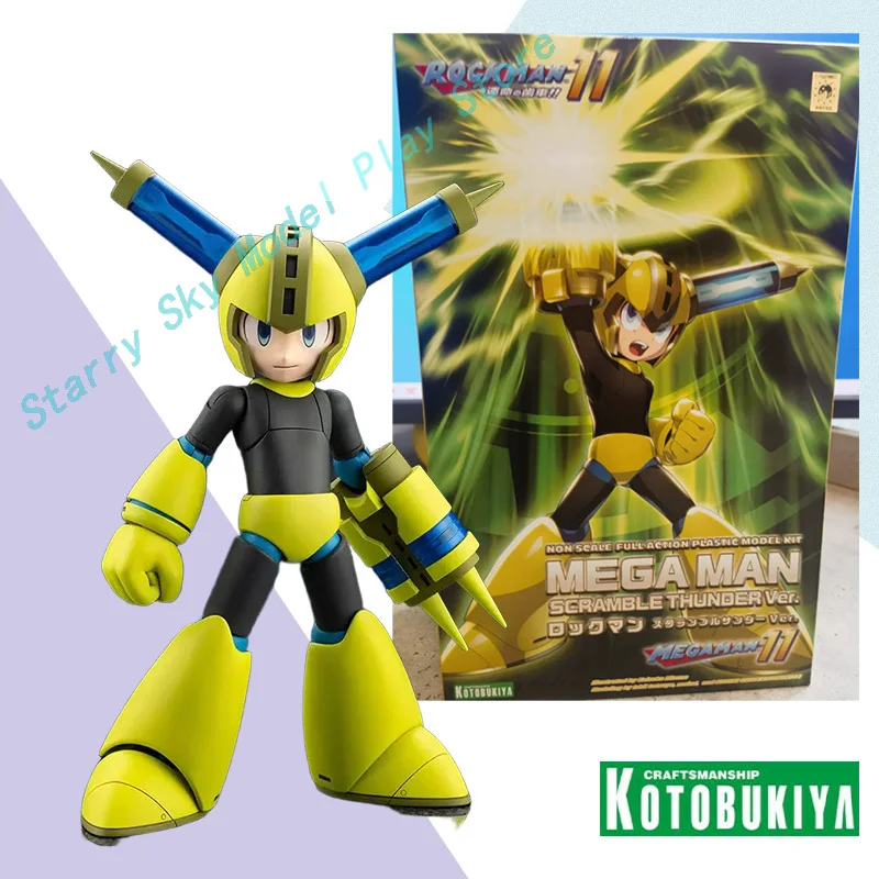 Original Package Kotobukiya ROCKMAN 11 MEGAMAN SCRAMBLE THUNDER Ver ...